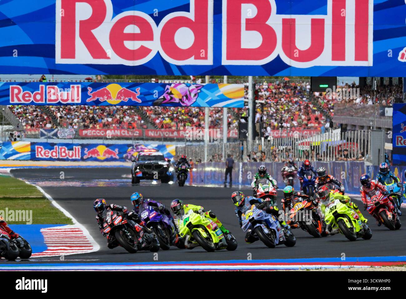 The start of the sprint race during Tissot Sprint Race of San Marino ...