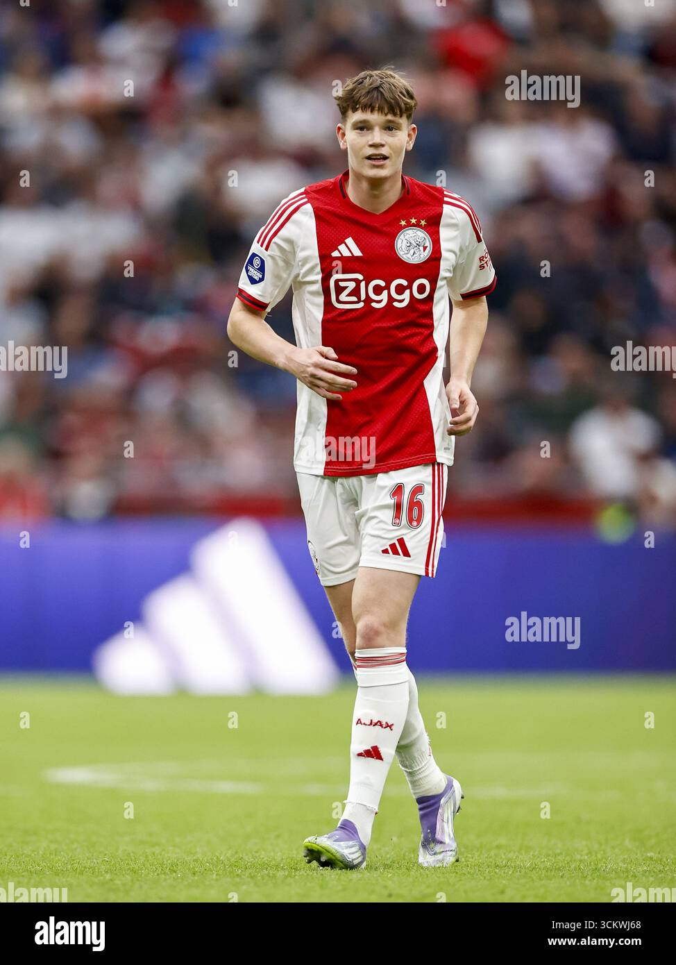 AMSTERDAM - James McConnel of Ajax during the Dutch Eredivisie match ...