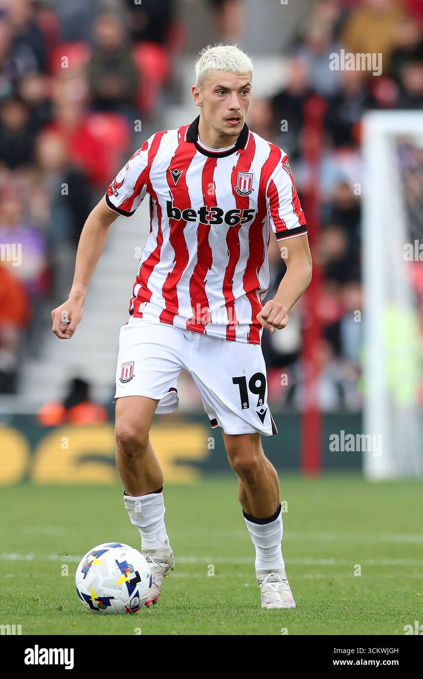 Stoke City's Thomas Rigo during the Sky Bet Championship match at ...