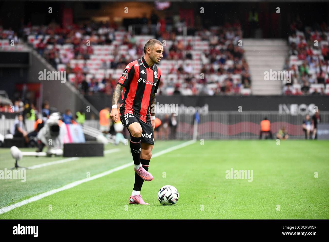 92 Jonathan CLAUSS (ogcn) during the Ligue 1 McDonald's match between ...