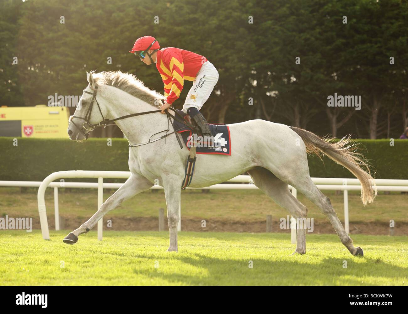 White Birch ridden by Dylan Browne McMonagle going to post going to ...