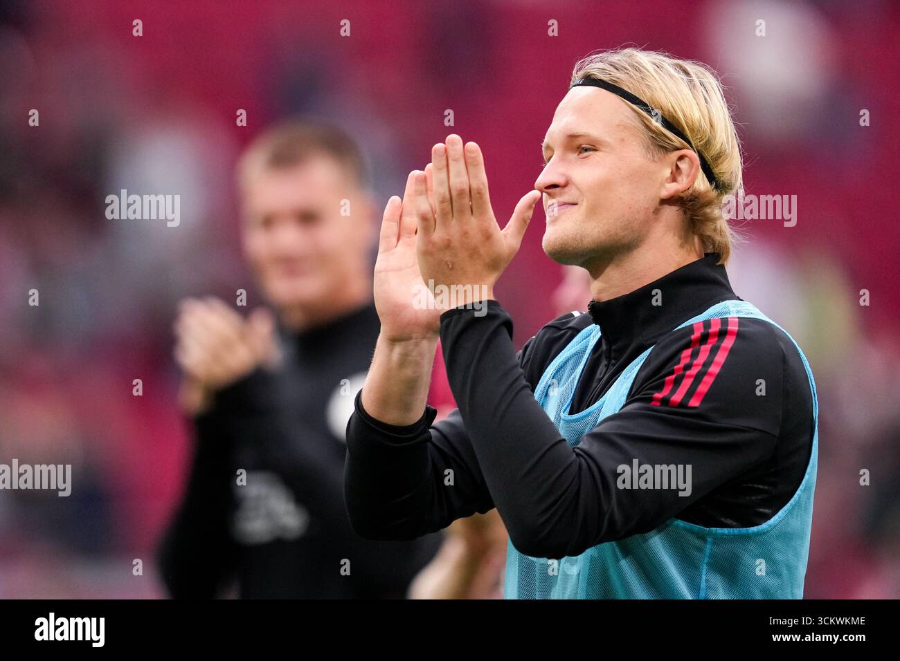 AMSTERDAM, NETHERLANDS - SEPTEMBER 13: Kasper Dolberg of AFC Ajax ...