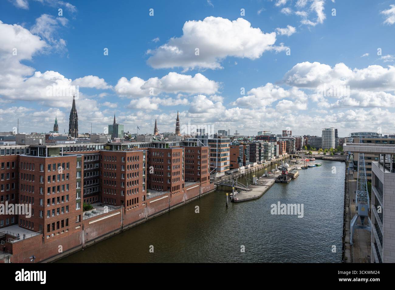 SYMBOL - 12 September 2025, Hamburg: Overview of HafenCity in Hamburg. Photo: Silas Stein/dpa ...