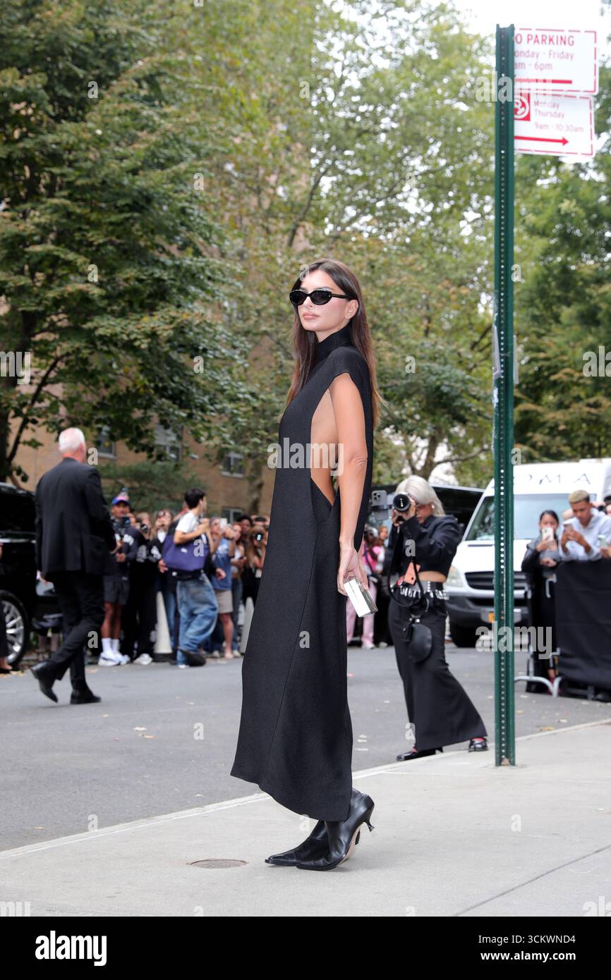 NEW YORK, NEW YORK SEPTEMBER 12: Emily Ratajkowski attends the Calvin ...