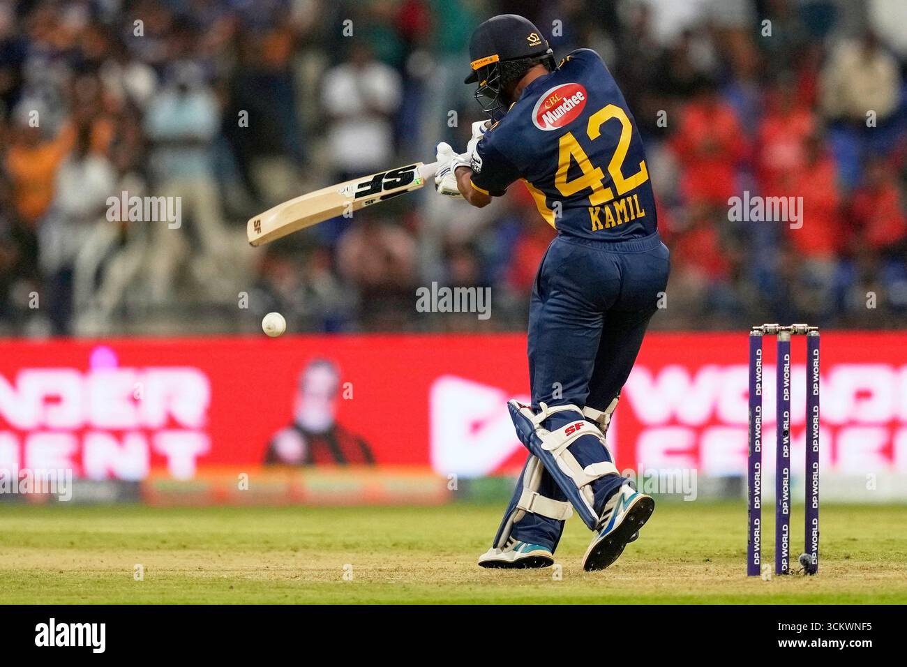 Sri Lanka's Kamil Mishara bats during the Asia Cup cricket match ...
