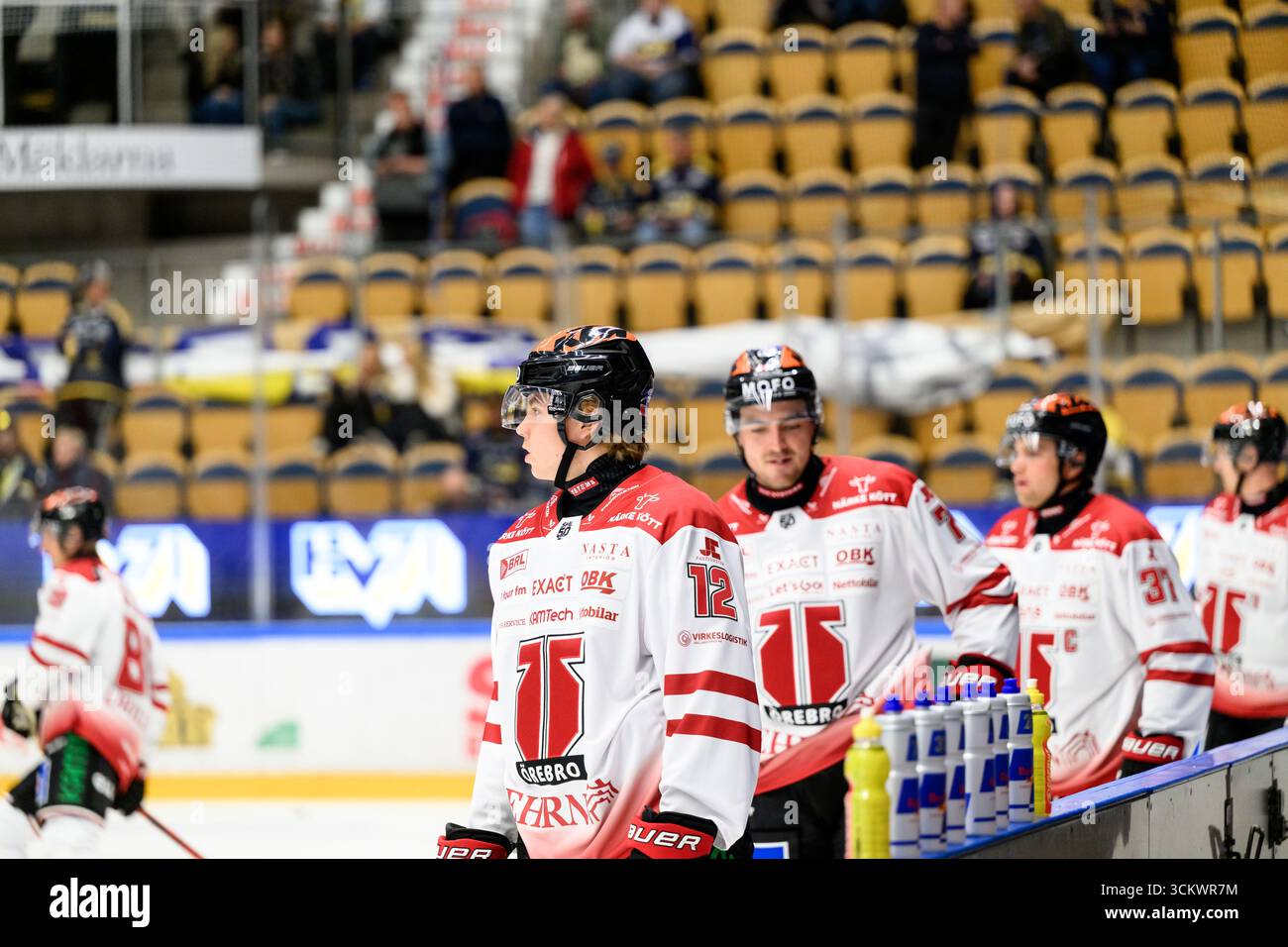 250913 Örebros Noah Steen inför ishockeymatchen i SHL mellan HV71 och ...