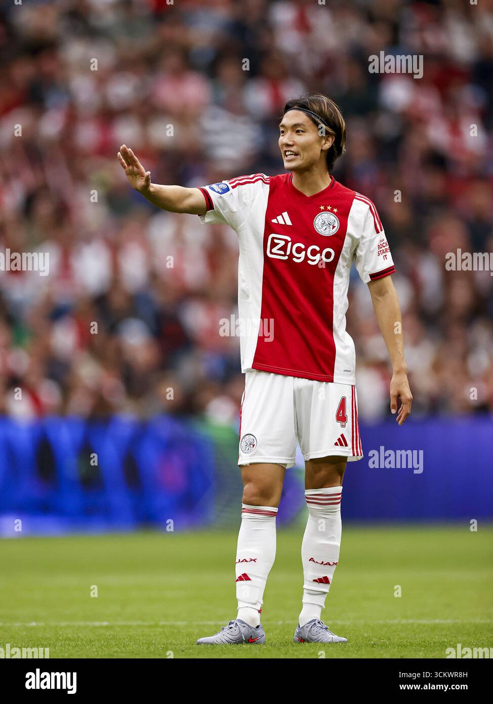 AMSTERDAM - Ko Itakura of Ajax during the Dutch Eredivisie match ...