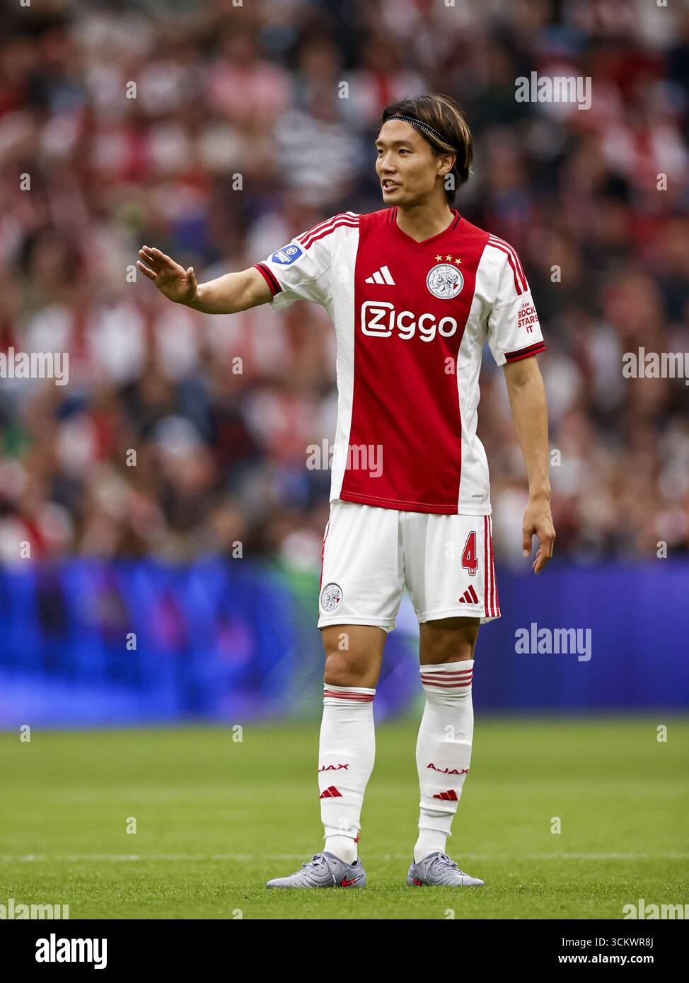 AMSTERDAM - Ko Itakura of Ajax during the Dutch Eredivisie match ...