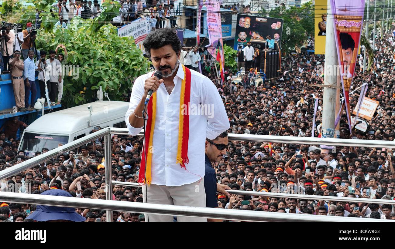 Indian Politics All eyes on Vijay the renowned film actor - as he has ...