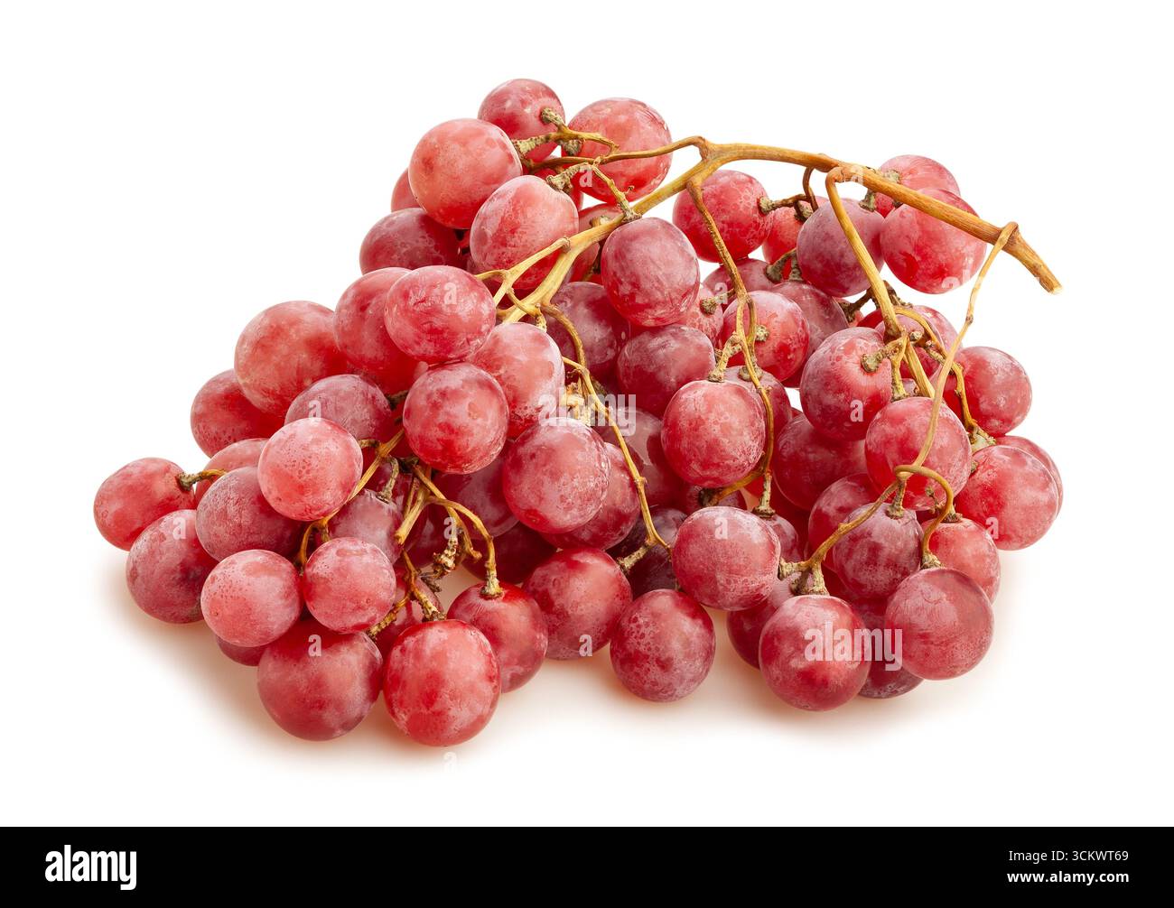 Whole bunch red grape Cut Out Stock Images & Pictures - Alamy