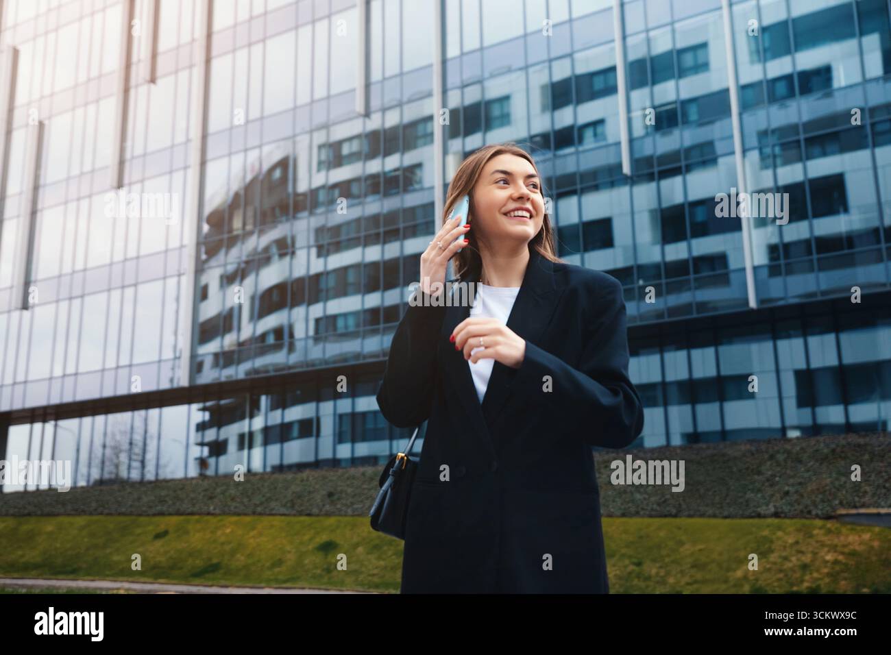 Woman engaged in conversation on hi-res stock photography and images ...