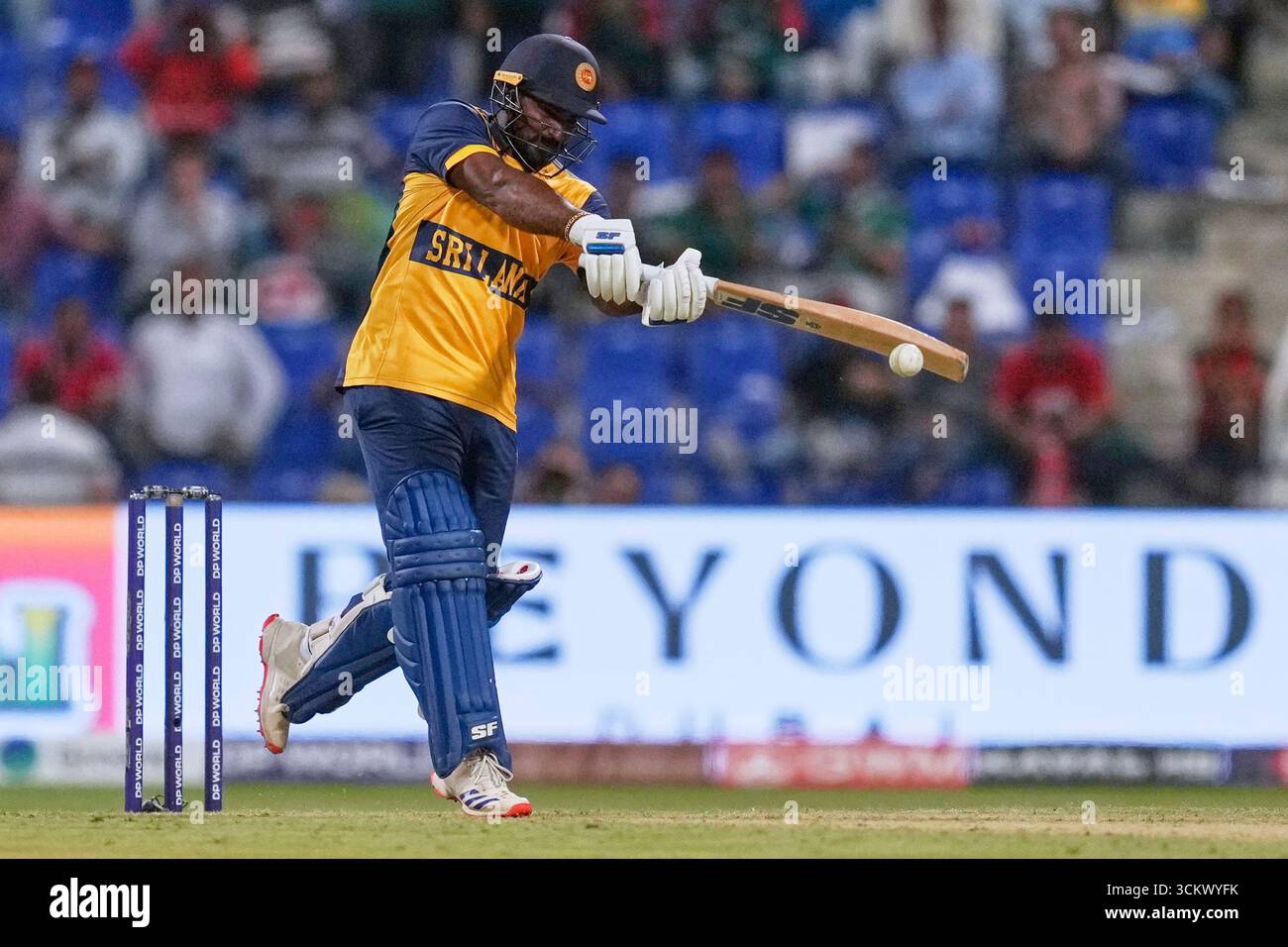 Sri Lanka's Kusal Perera bats during the Asia Cup cricket match between ...