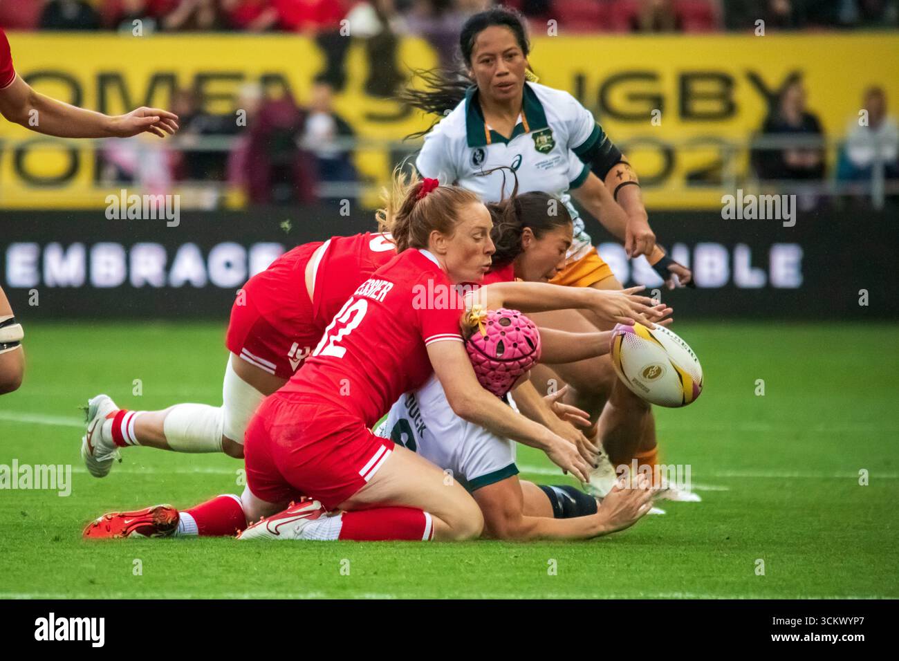 Bristol, UK, 13th September 2025 Canada centre and captain Alex Tessier ...