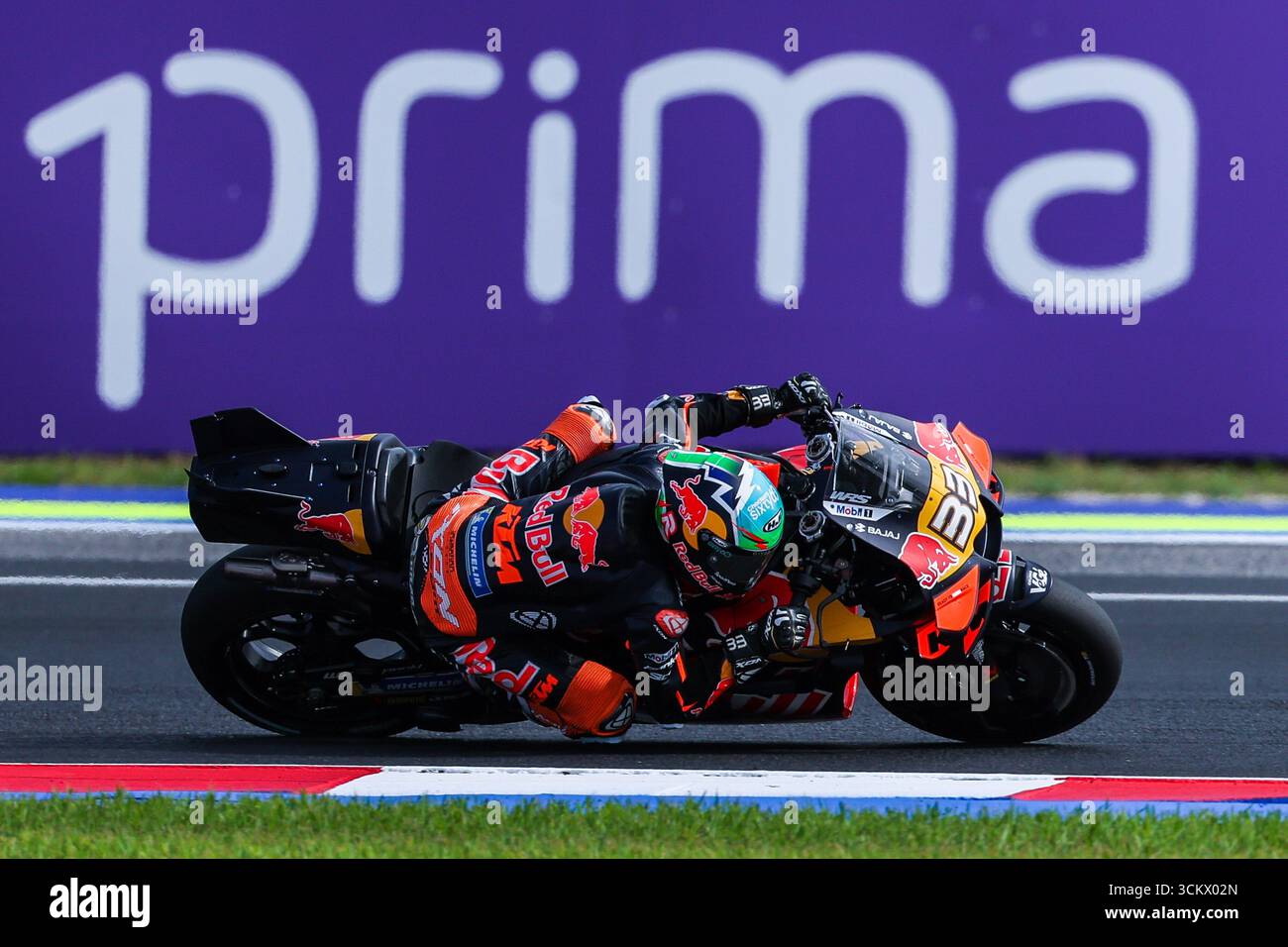 Brad Binder of South Africa and Red Bull KTM Factory Racing seen during ...