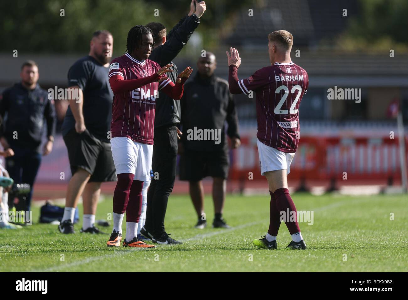 Junior Nkeng, of Chelmsford City, replaces Jack Barham, of Chelmsford ...