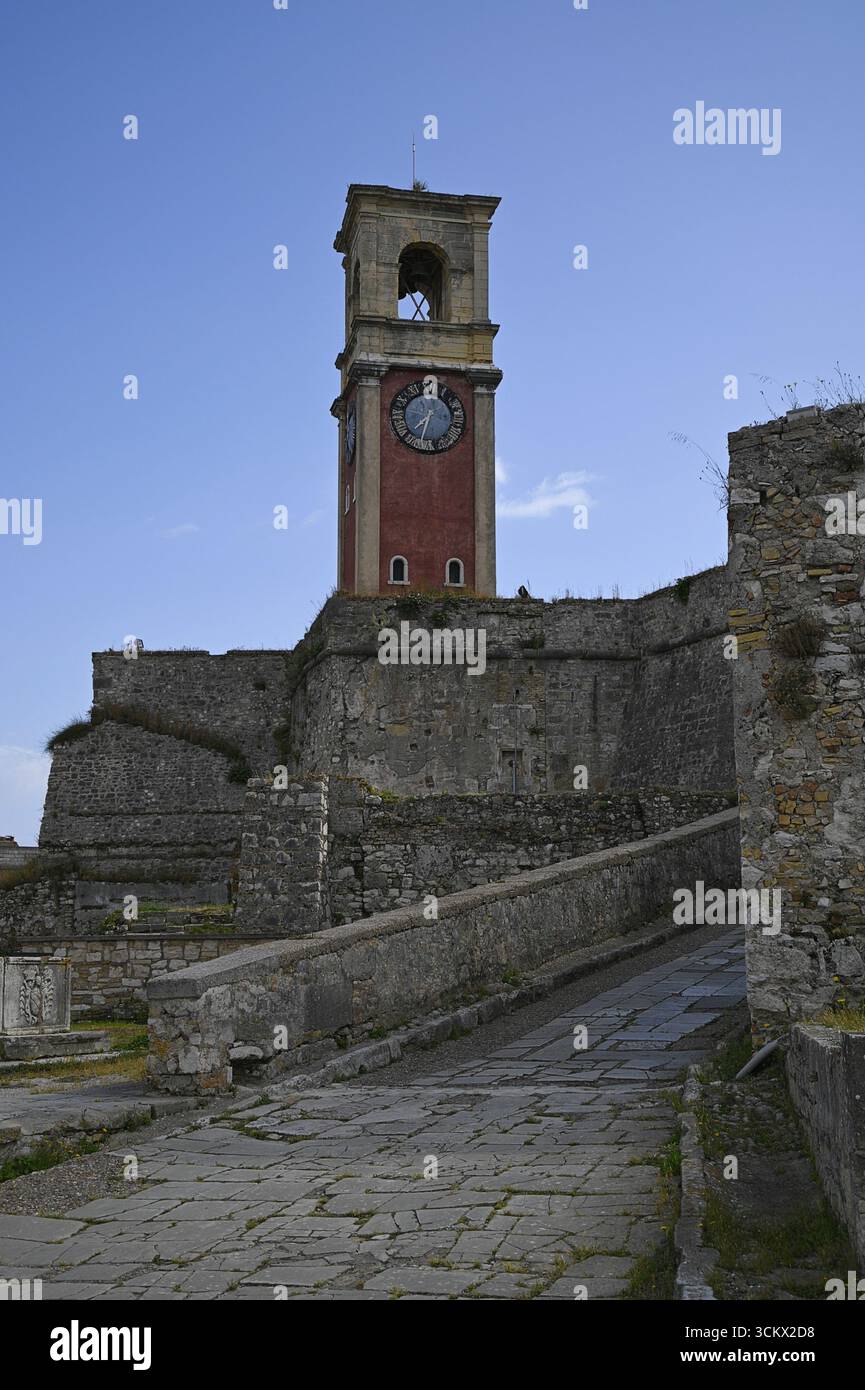 Scenic view of the Venetian Clock Tower with Neoclassical elements ...