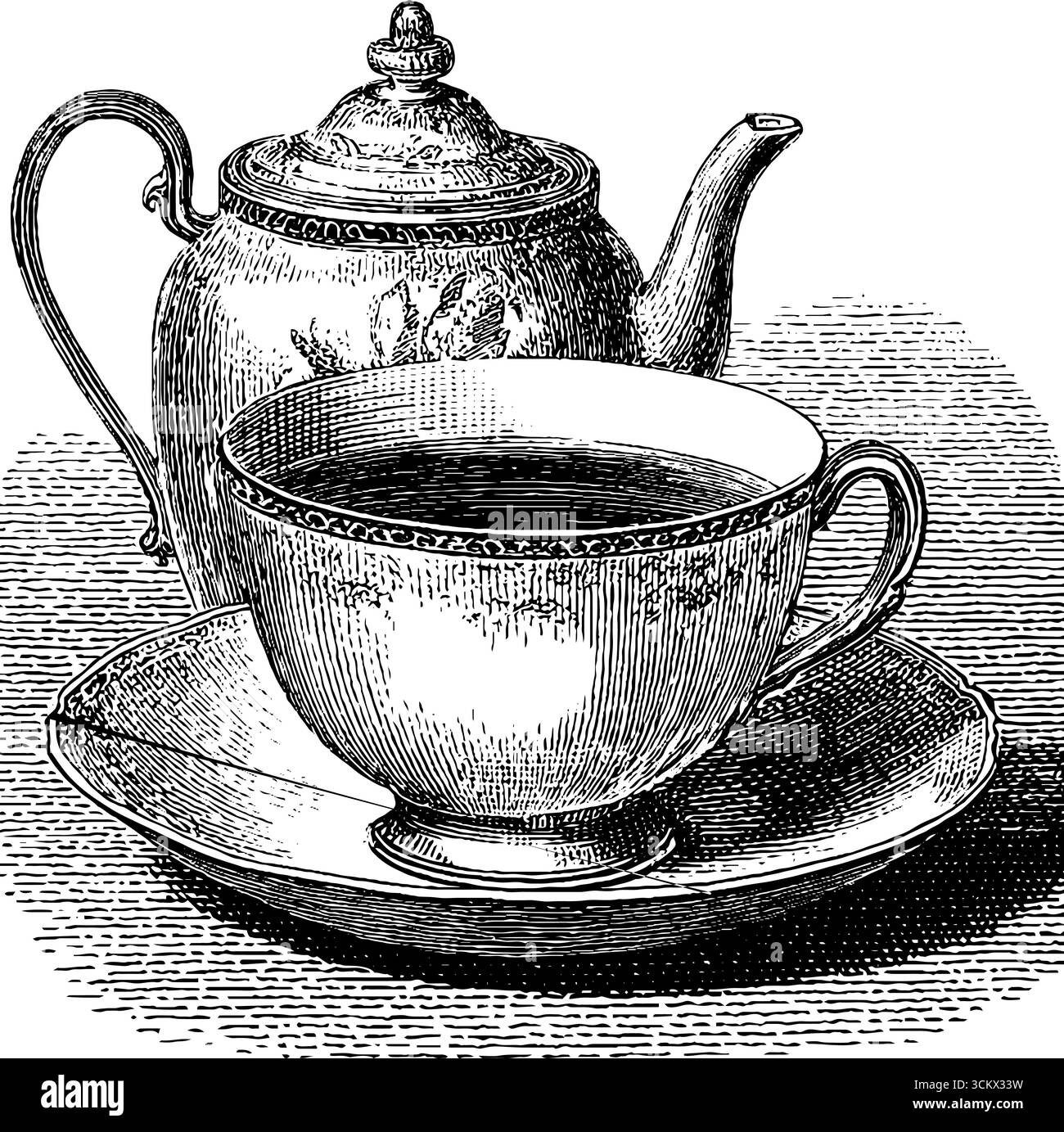 Art inspired design tea hi-res stock photography and images - Alamy