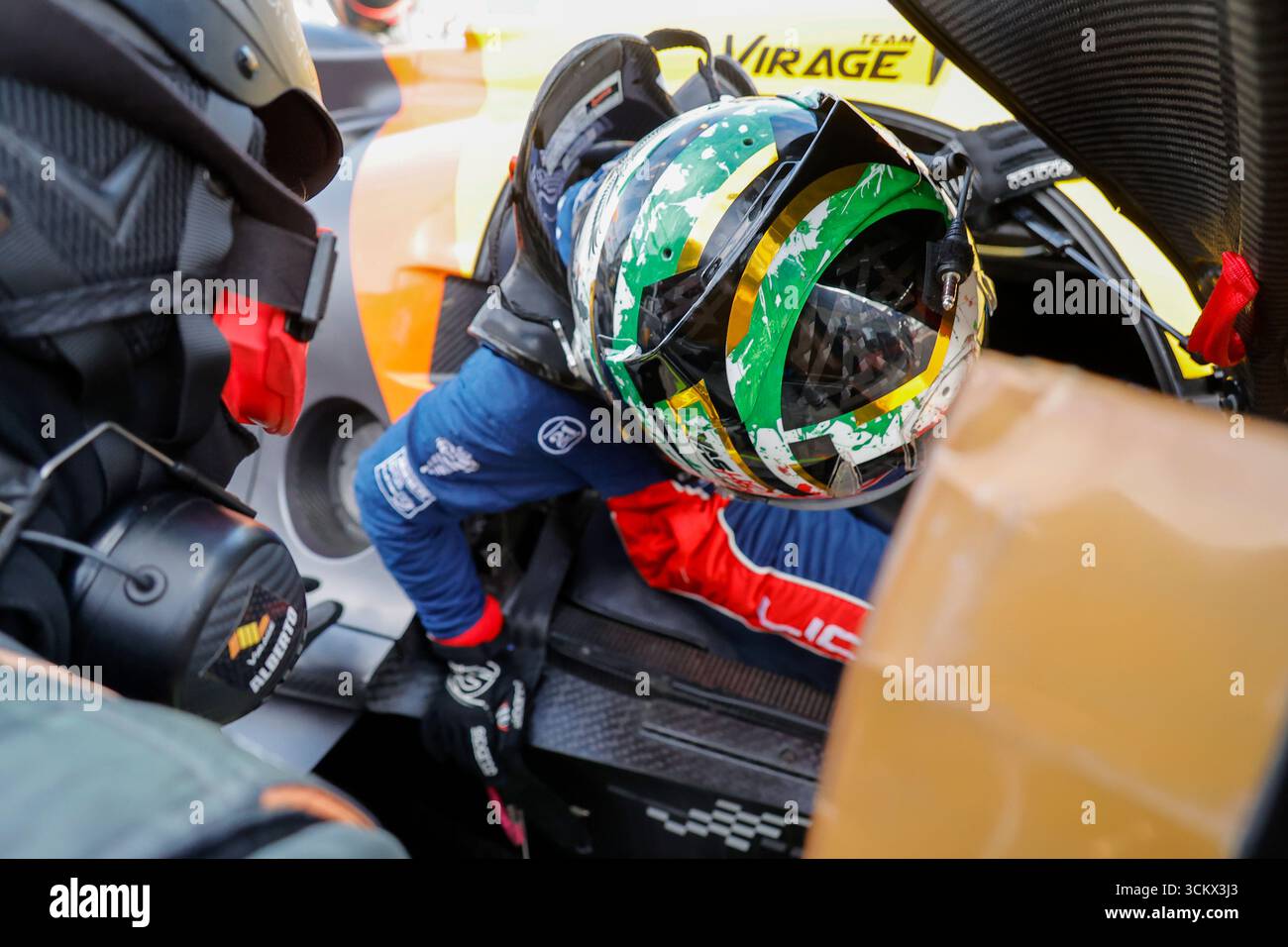 AL QUBAISI Hamda (uae), Team Virage, Ligier JS P4, portrait Race 1 during the Heat 5 of the 2025 ...