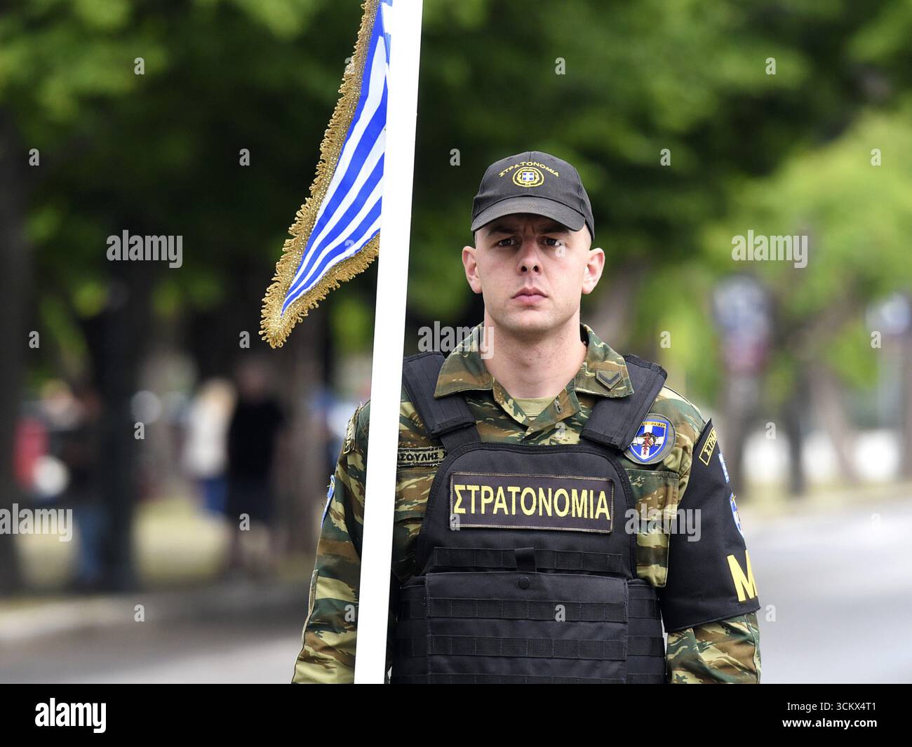 Greek Military Police Officer during the May 21st National Holiday in ...