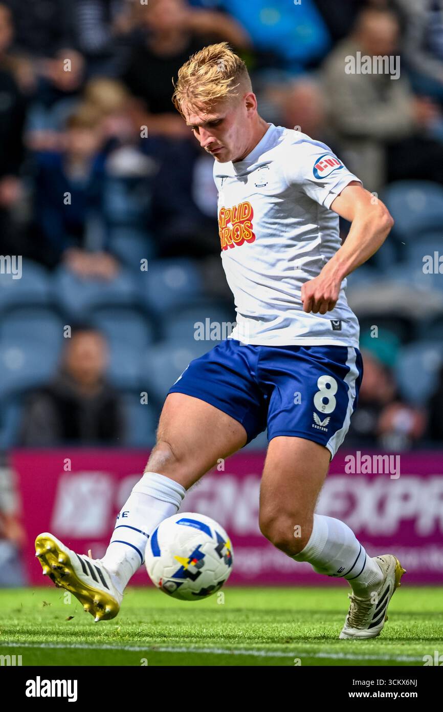 Ali McCann of Preston North End during the Sky Bet Championship match ...