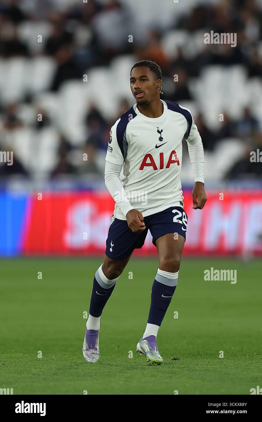 Wilson Odobert of Tottenham Hotspur during the West Ham United FC v ...