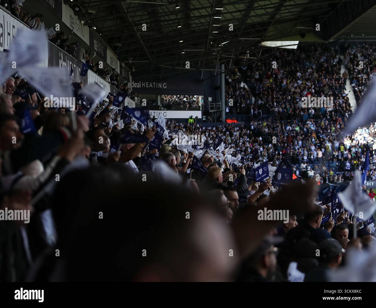Birmingham, UK. 13th September 2025. Fans wave special 125th ...