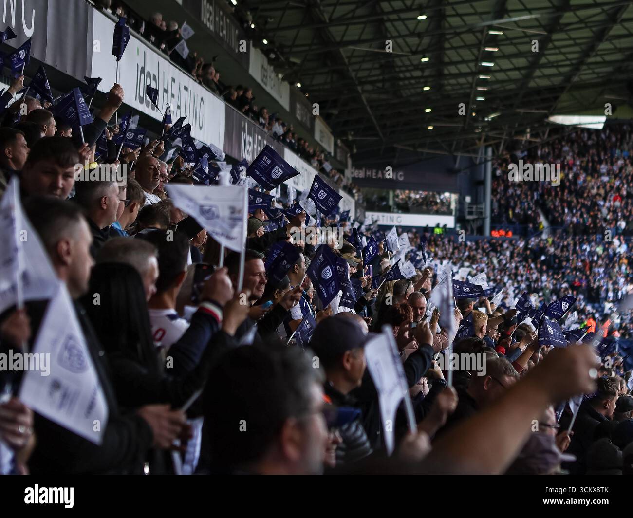 Birmingham, UK. 13th September 2025. Fans wave special 125th ...