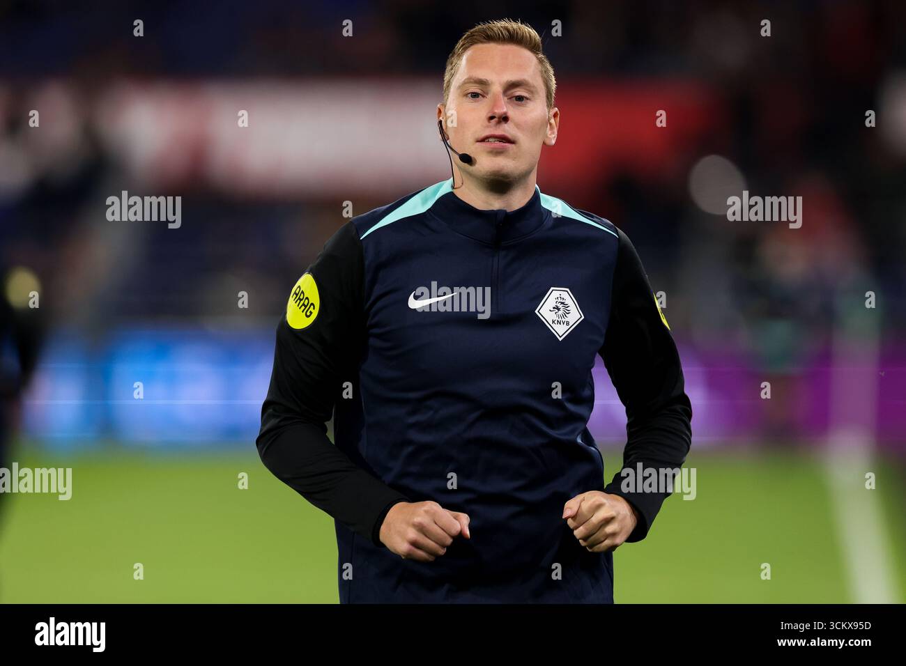 ROTTERDAM, NETHERLANDS - SEPTEMBER 13: Warming up of Assistant referee ...