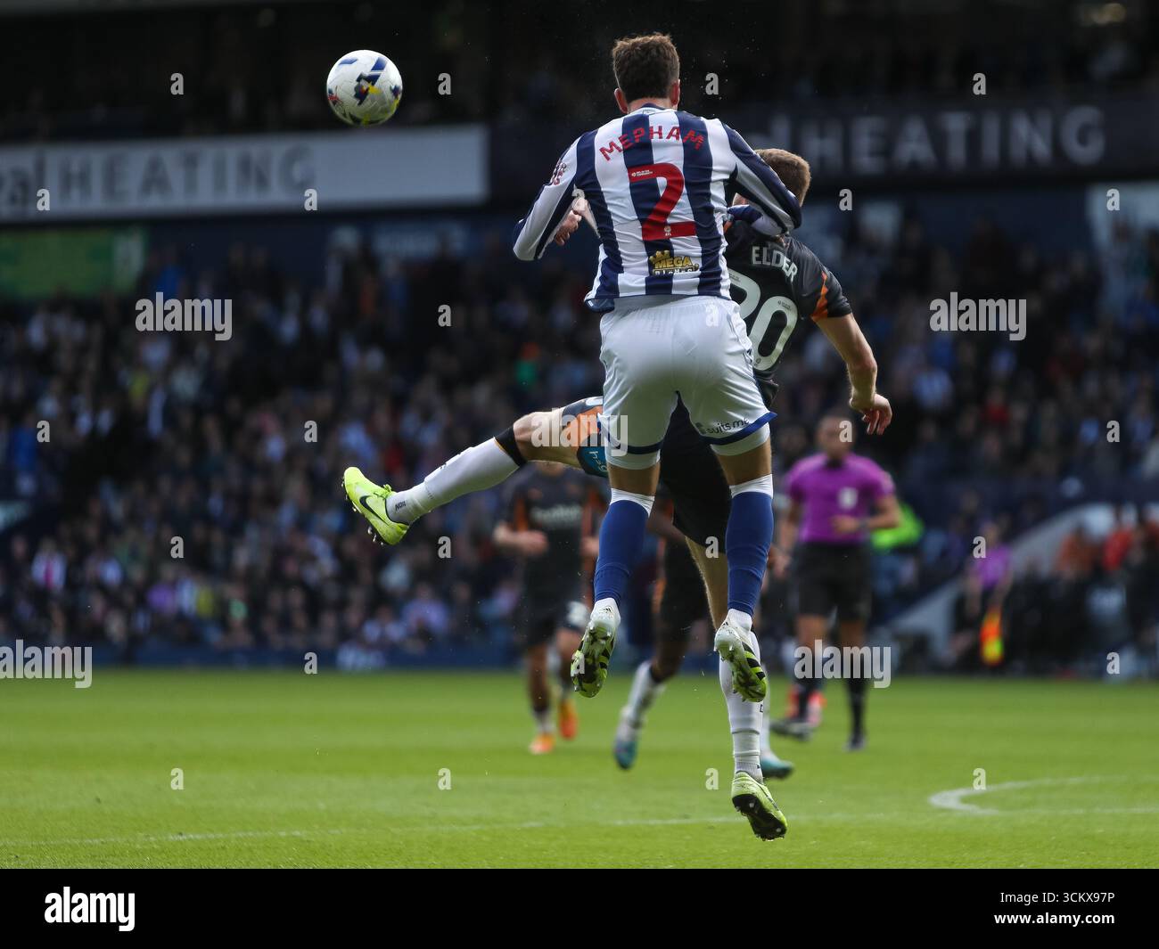 Birmingham, UK. 13th September 2025. Callum Elder of Derby County and ...