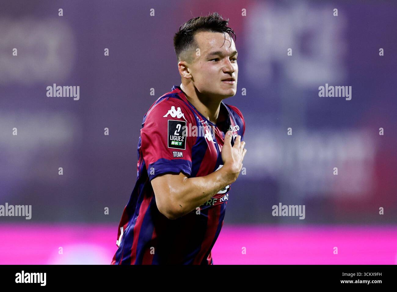07 Axel CAMBLAN (cf63) during the Ligue 2 BKT match between Clermont ...