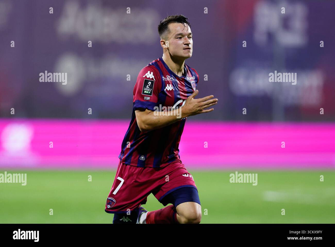 07 Axel CAMBLAN (cf63) during the Ligue 2 BKT match between Clermont ...