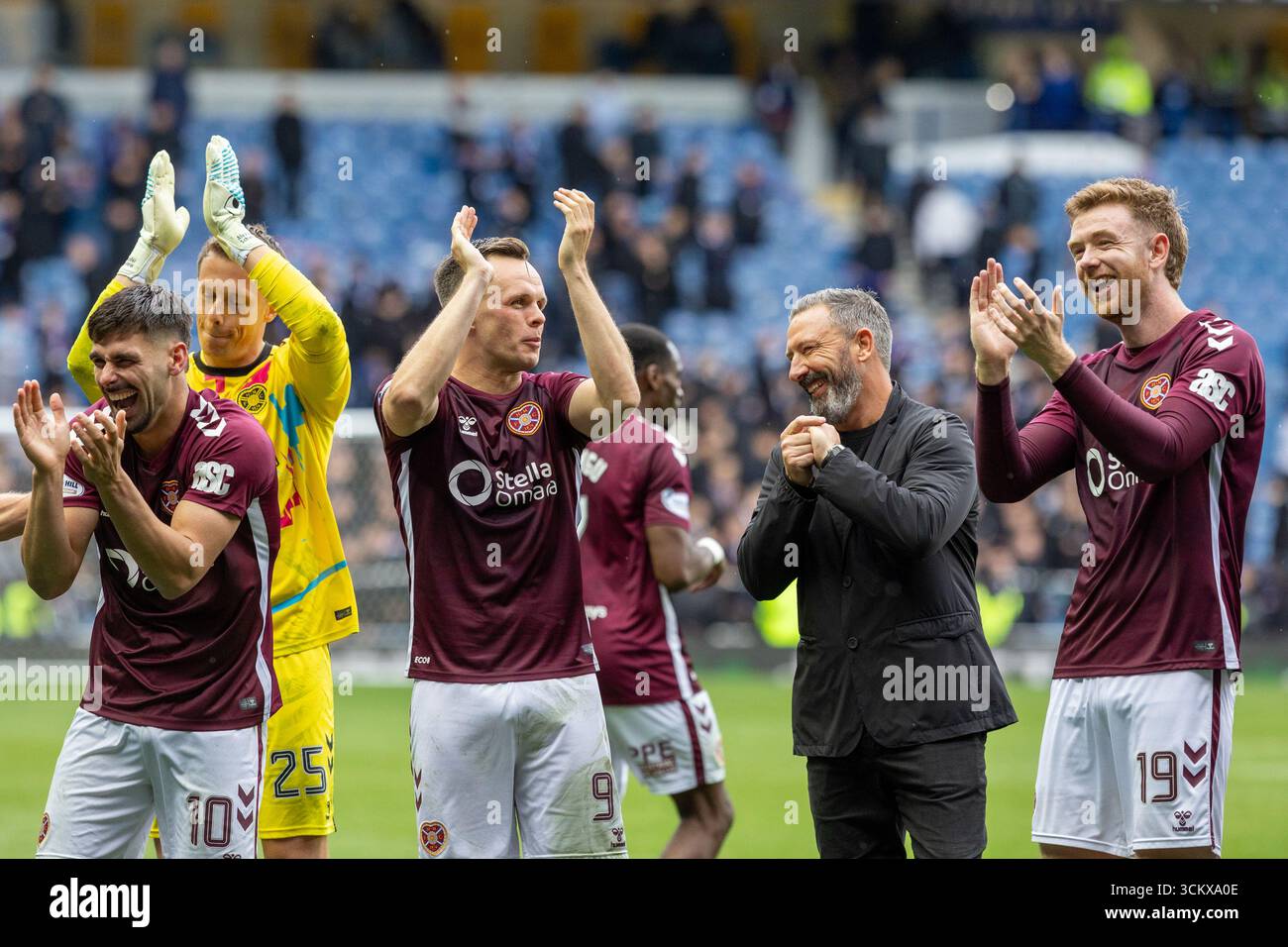 13 September 2025. Glasgow, UK. Rangers played Heart of Midlothian ...