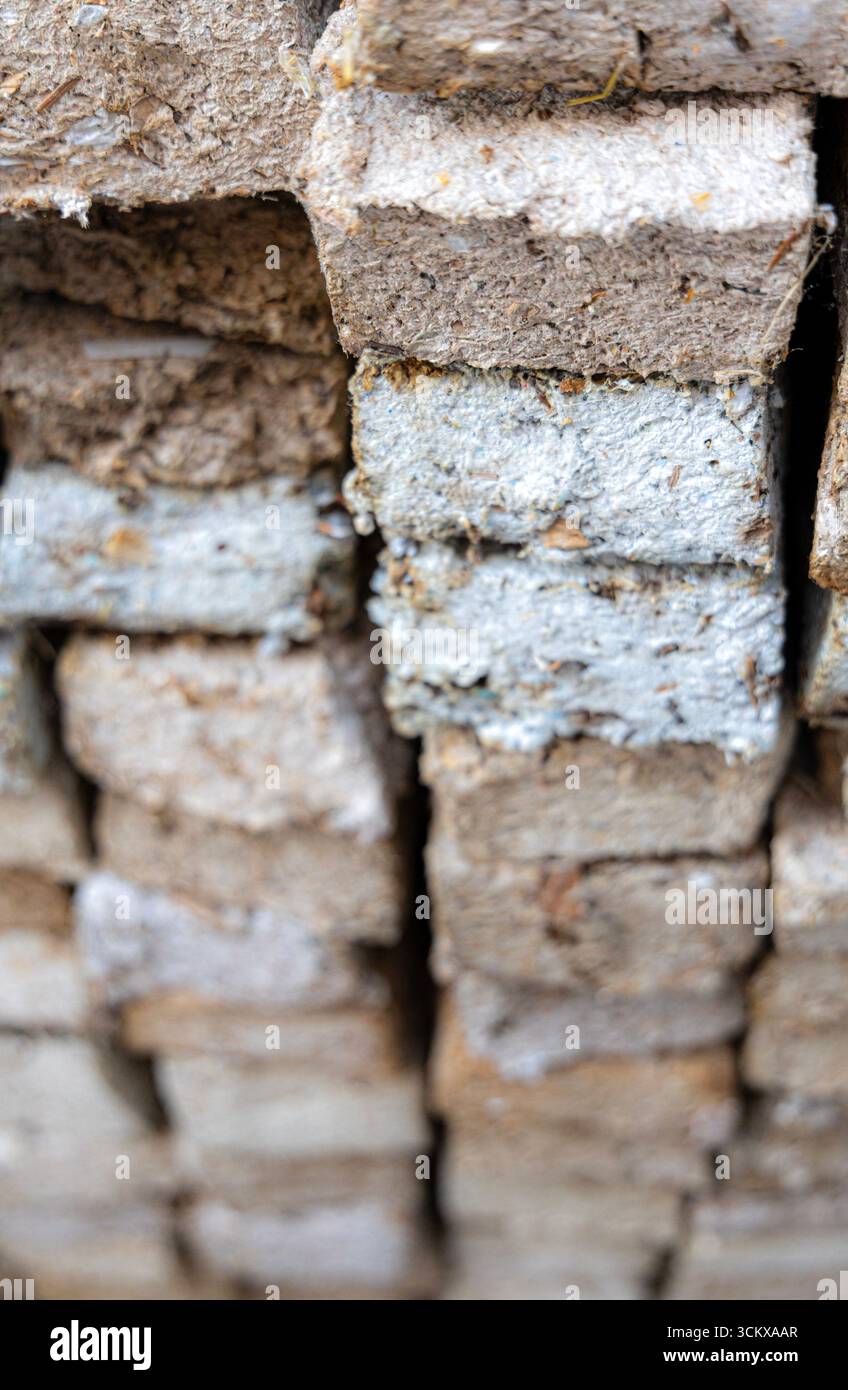 Compressed pile cardboard paper recycling hi-res stock photography and ...