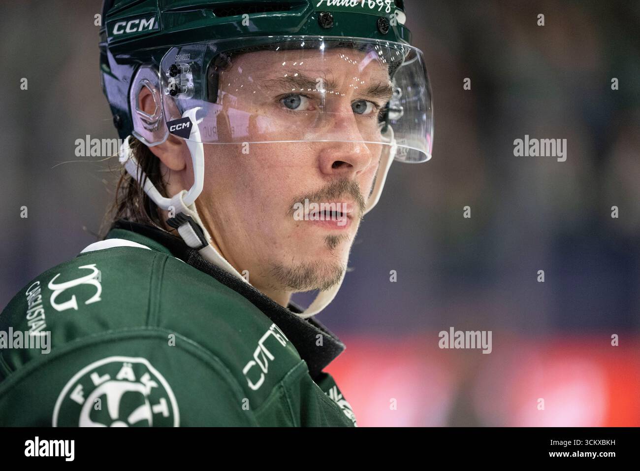 KARLSTAD, SVERIGE 20250913Färjestads Joakim Nygård under lördagens ishockeymatch i ...