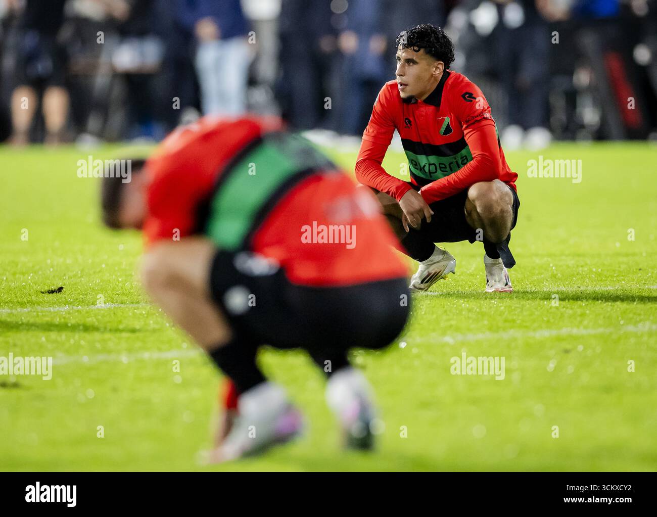 NIJMEGEN Sami Ouaissa of NEC after the Dutch Eredivisie match between ...