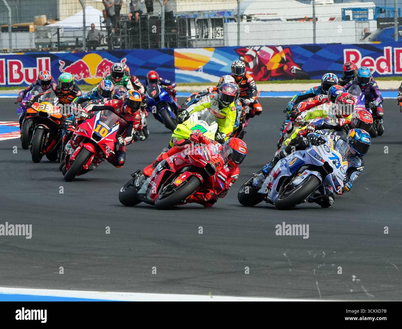 Starting Sprint Race during the Sprint Race sessions of the MotoGP Red ...