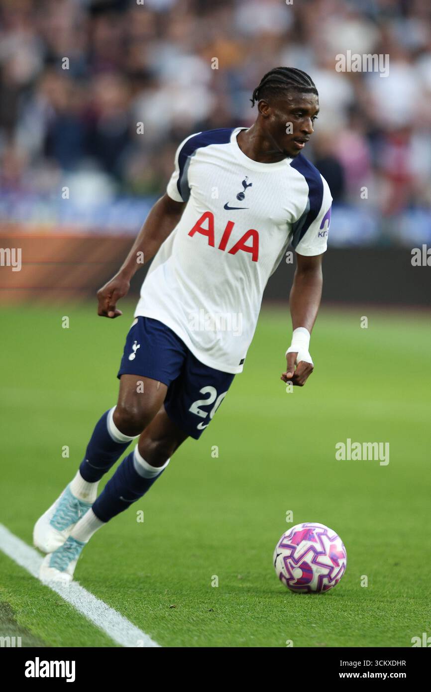 LONDON, UK - 13th Sept 2025: Mohammed Kudus of Tottenham Hotspur in ...