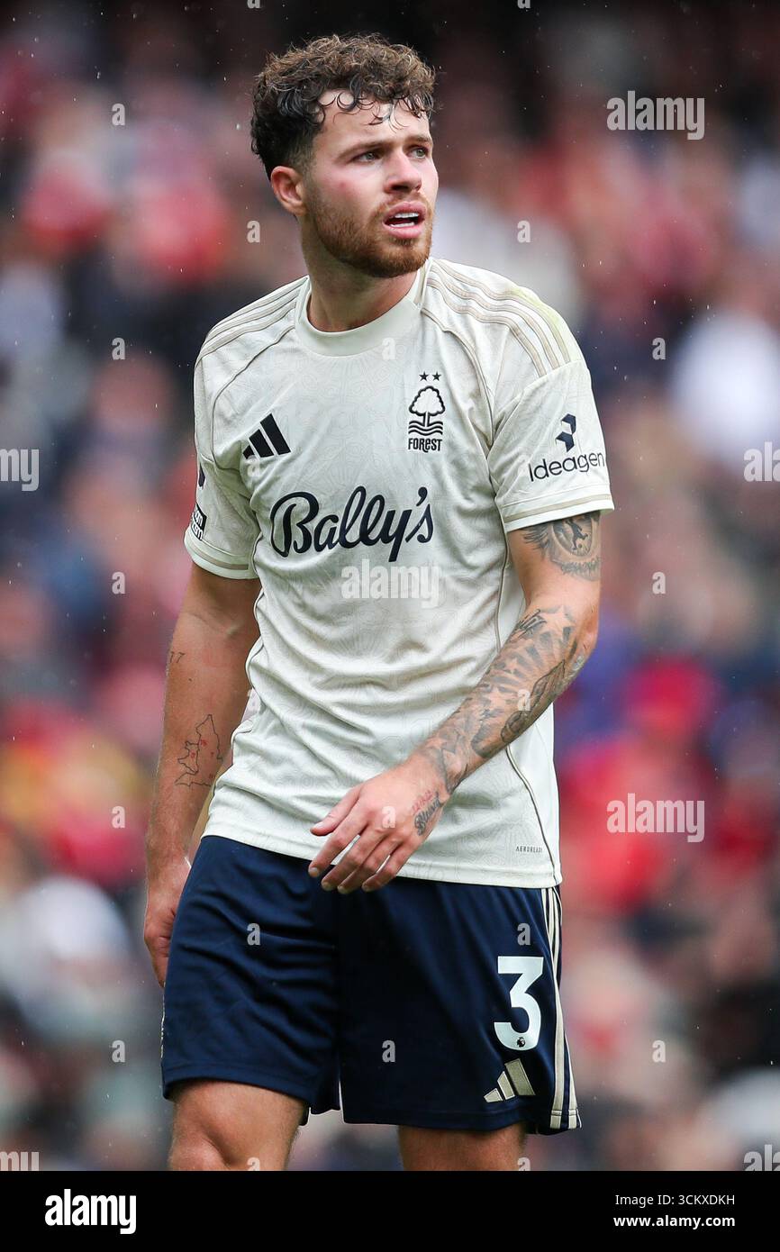 Neco Williams of Nottingham Forest looks on during the Premier League ...