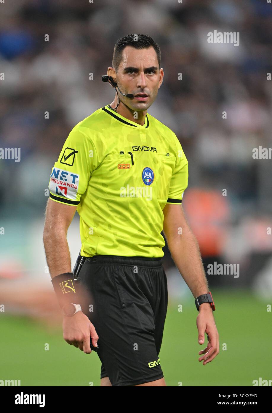 Andrea Colombo, Match Referee with the new Referee Body Cam for the ...