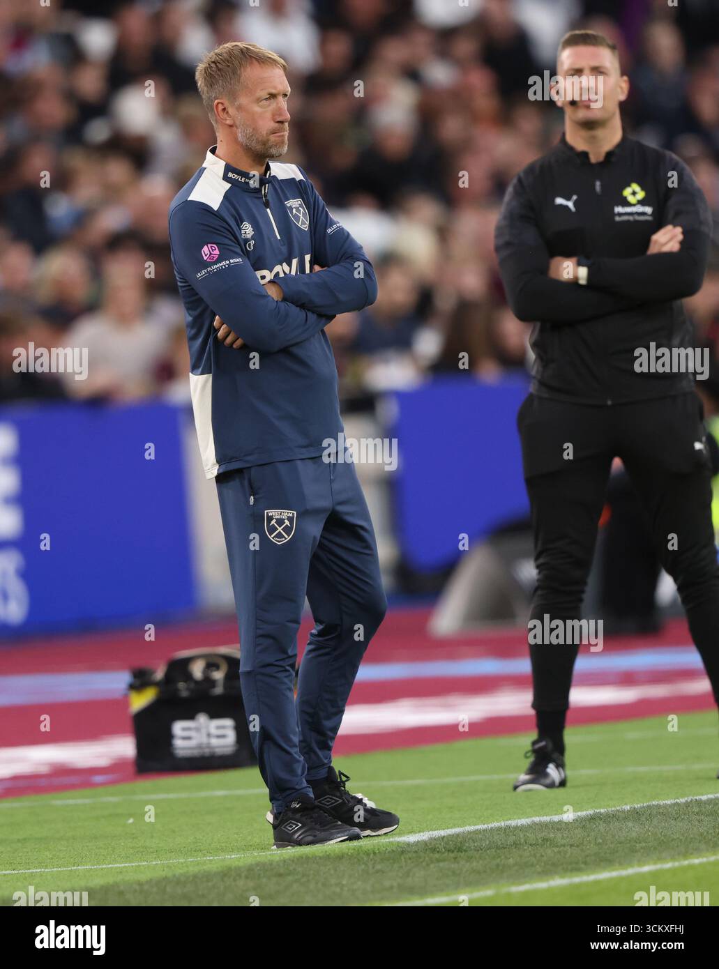 Graham Potter (West Ham manager) at the West Ham United v Tottenham ...