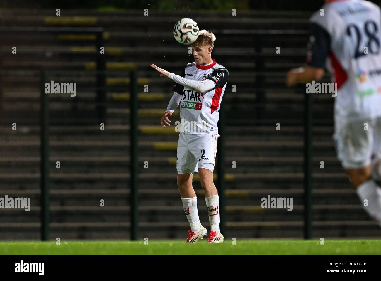 Liege's Martin Wasinski pictured during a soccer game between Club NXT ...
