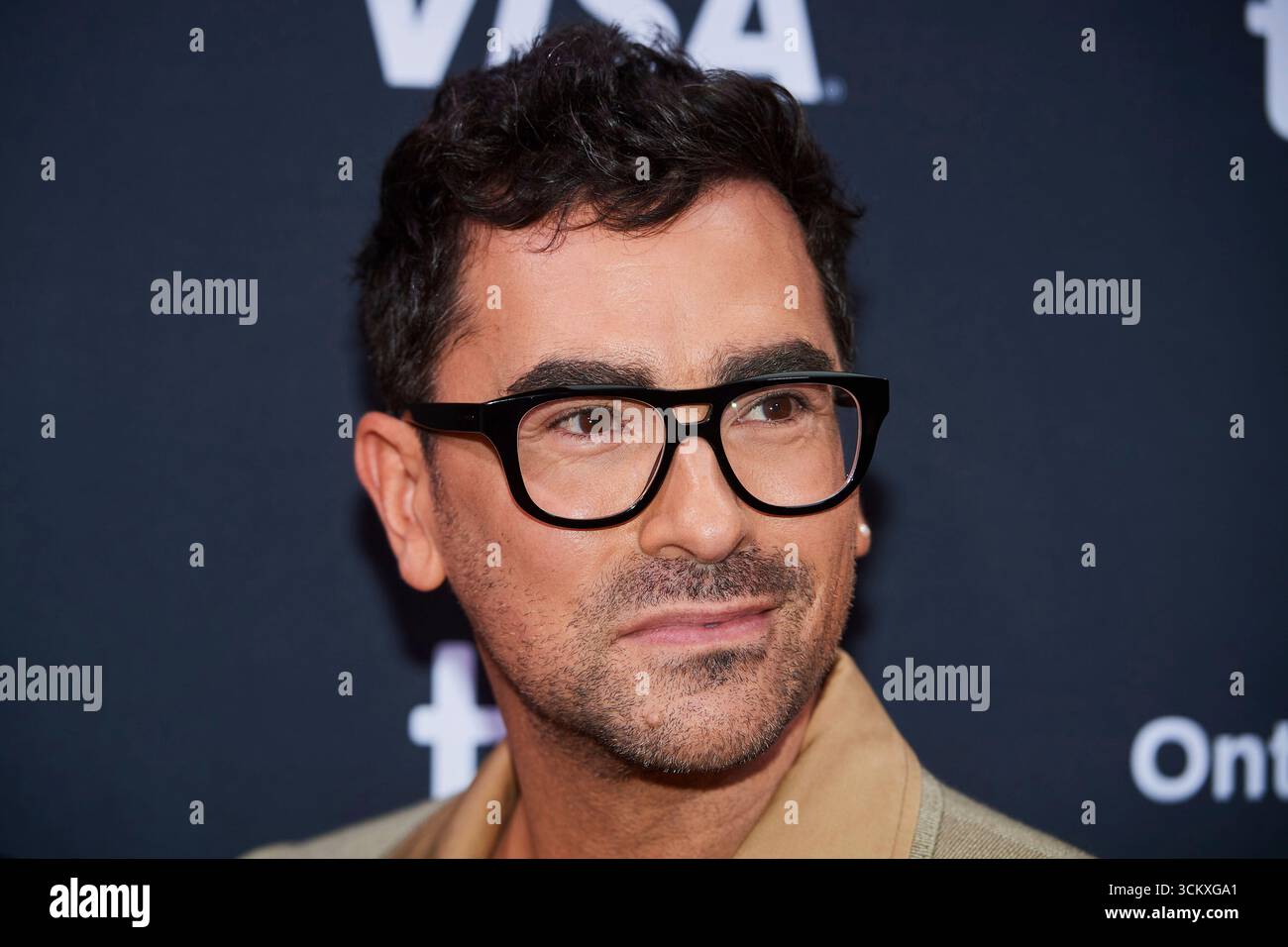 Producer and actor Dan Levy is photographed on the red carpet for the ...