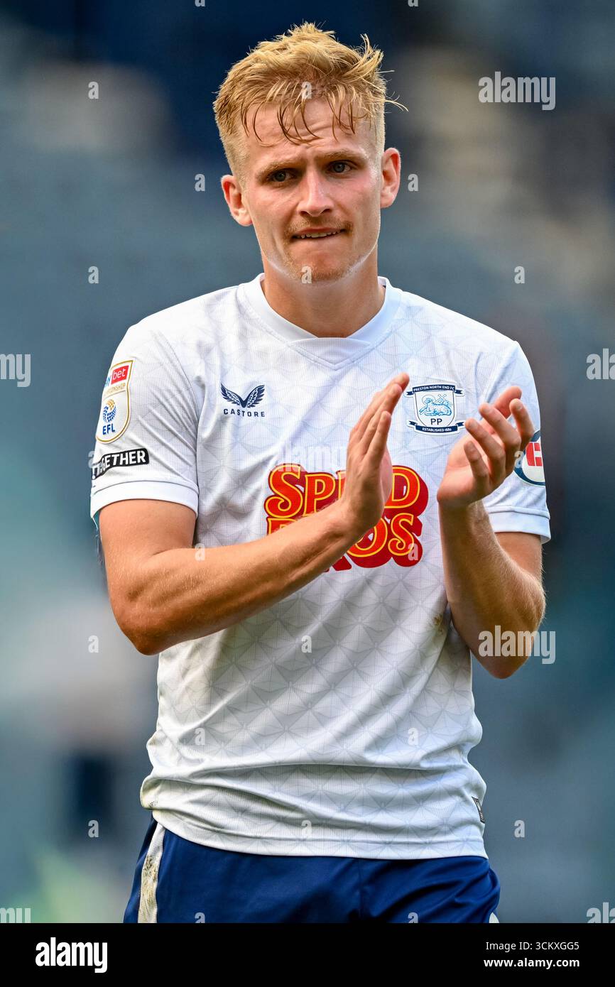 Ali McCann of Preston North End during the Sky Bet Championship match Preston North End vs ...