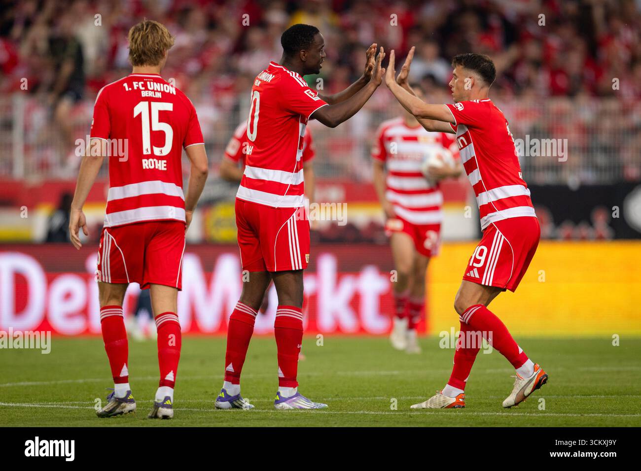 Berlin, Germany. 13th, September 2025. Ilyas Ansah (10) of Union Berlin ...