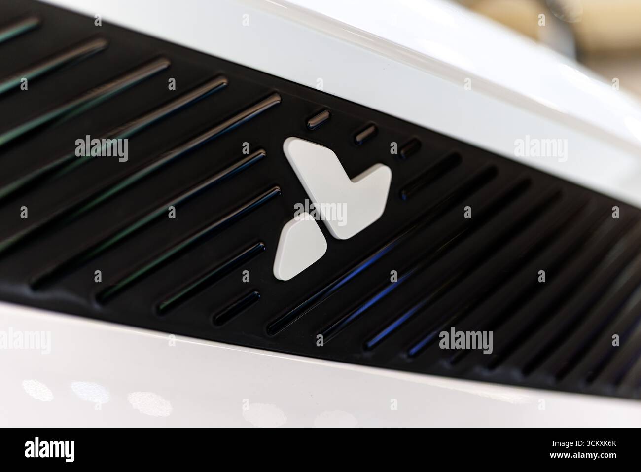 12 September 2025, Bavaria, Munich: The Firefly EV brand logo (brand ...