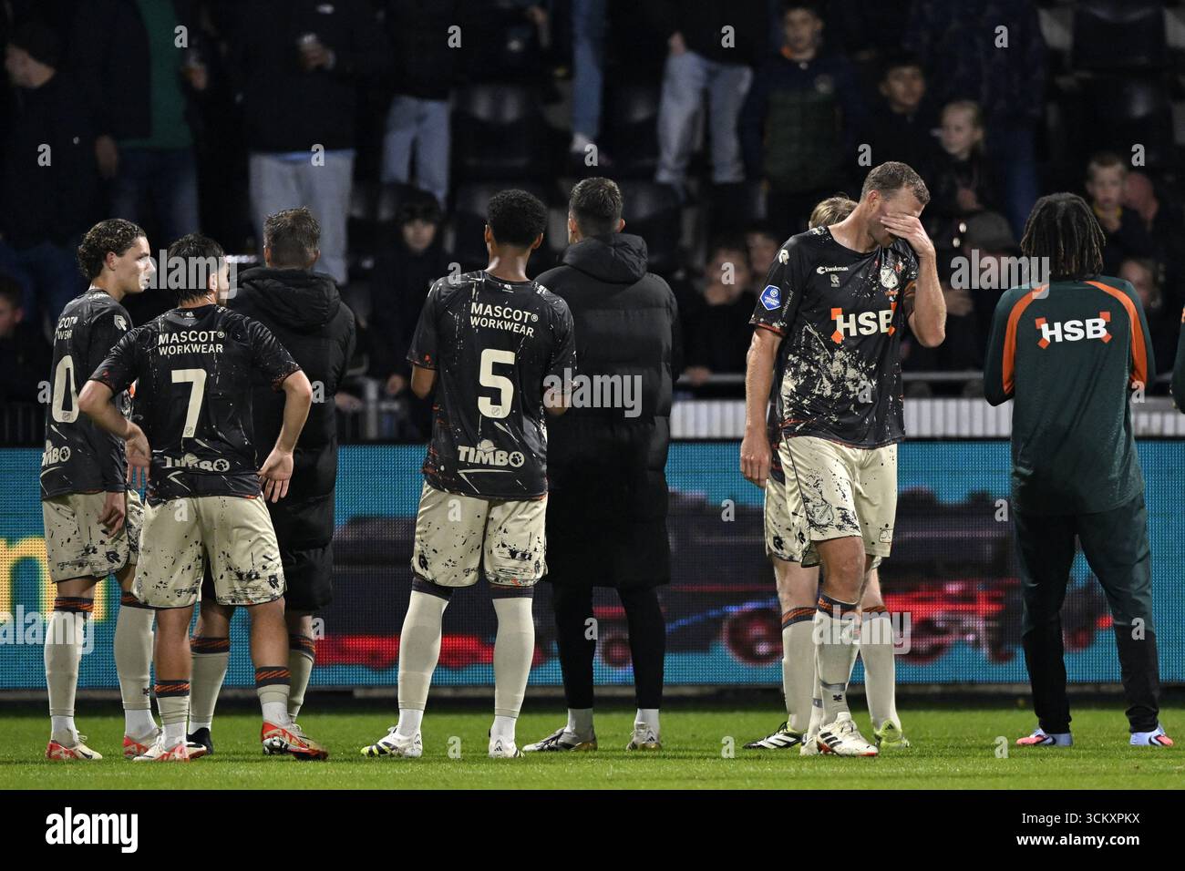 DEVENTER - Henk Veerman of FC Volendam leaves the field disappointed ...