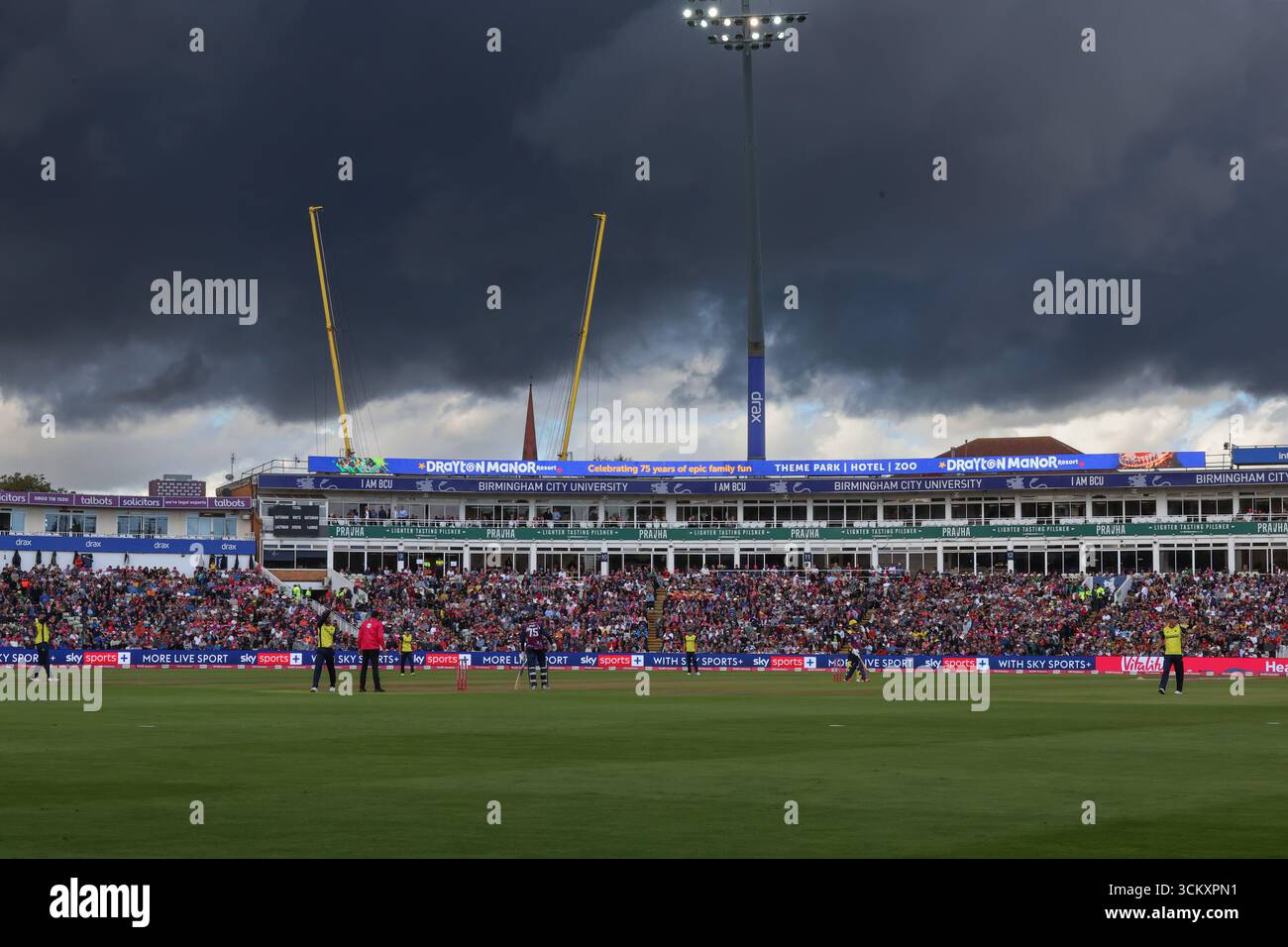 United Kingdom, Birmingham, Edgbaston Stadium, 13 September 2025, Dark ...