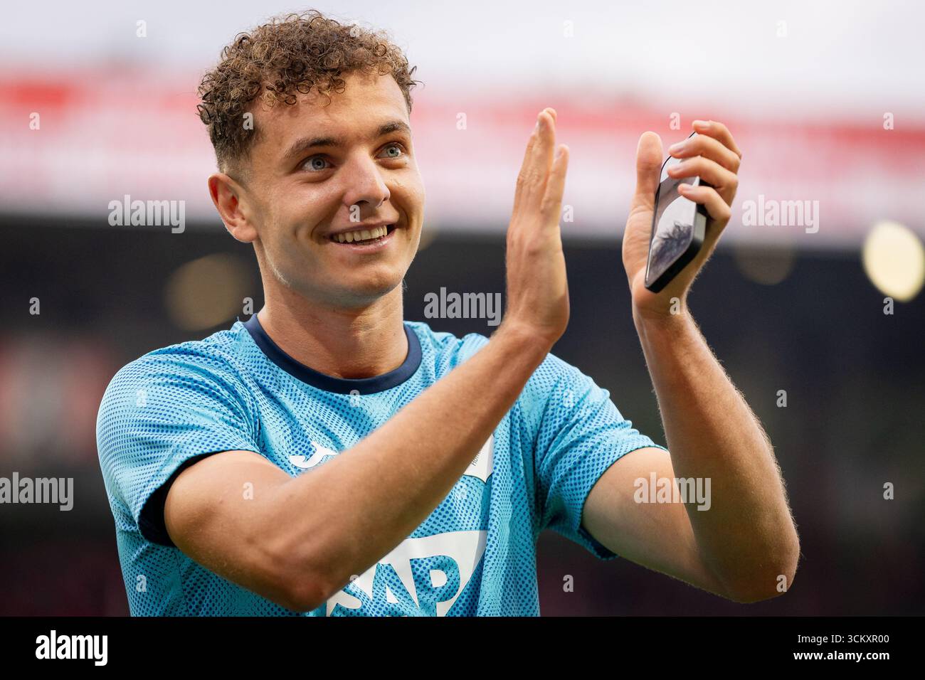 Berlin, Germany. 13th, September 2025. Fisnik Asllani of Hoffenheim ...