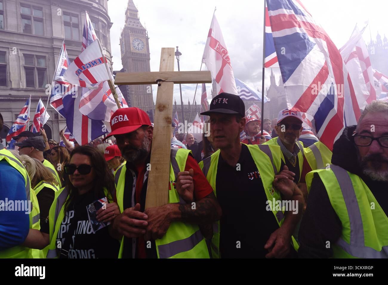 In London, a far-right “Unite the Kingdom” rally organised by Tommy ...