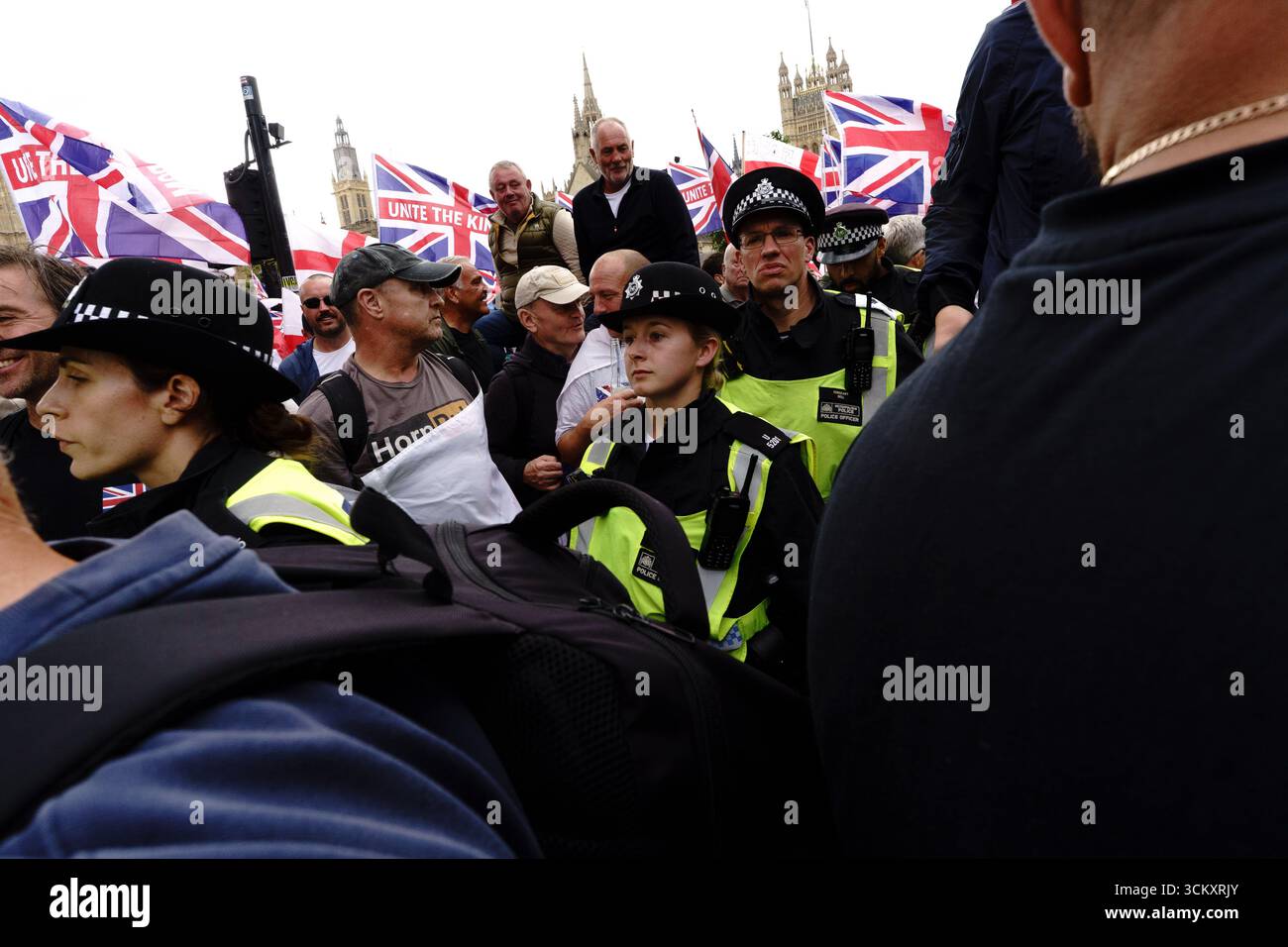 In London, a far-right “Unite the Kingdom” rally organised by Tommy ...